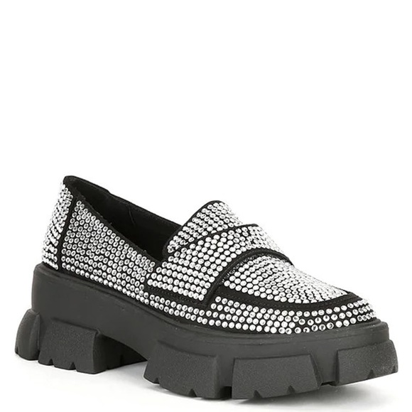 Steve Madden | Shoes | Steve Madden Rhinestone Loafer | Poshmark